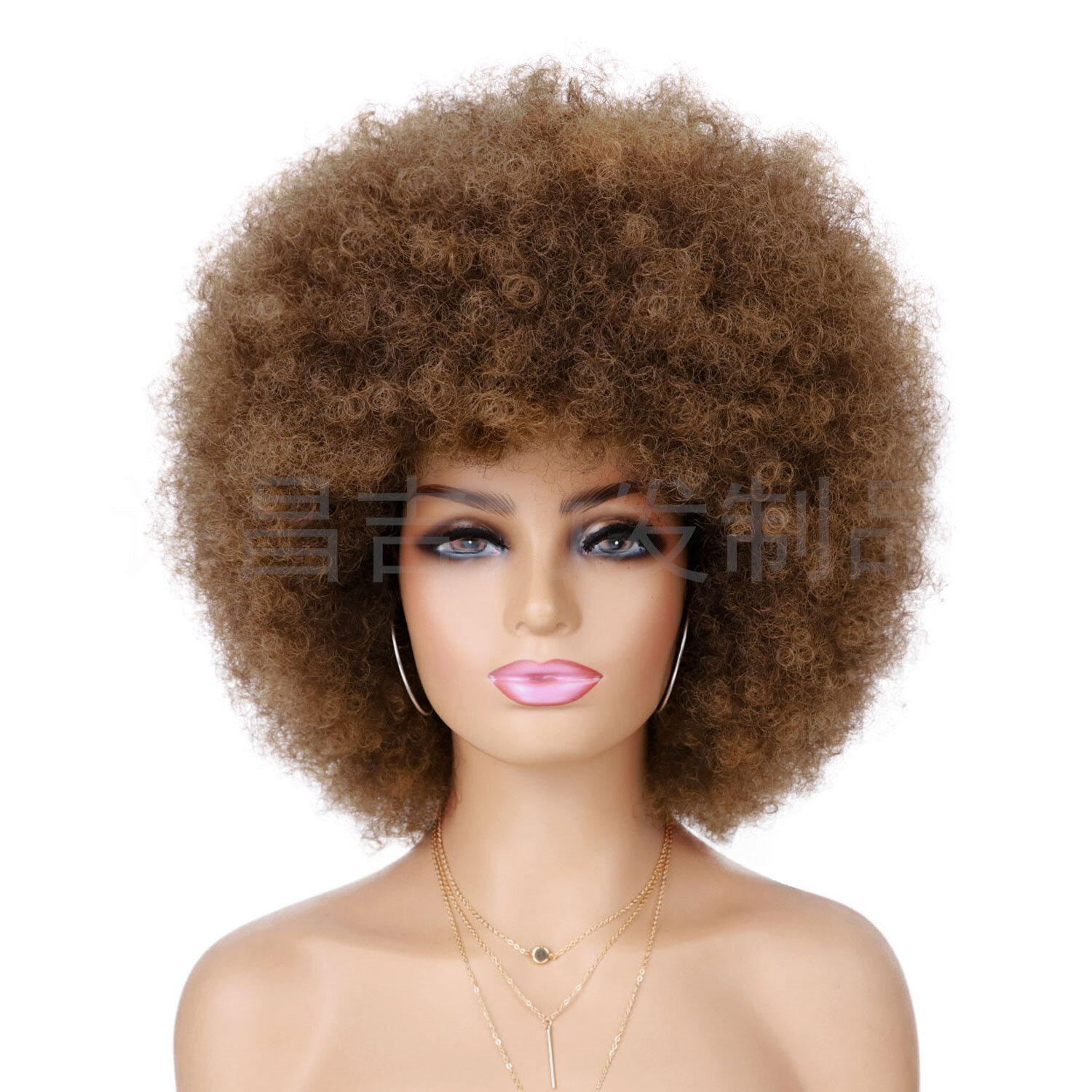 35 цветов в наличии, мгновенная доставка, парик для африканских женщин, пушистый маленький кудрявый афро парик