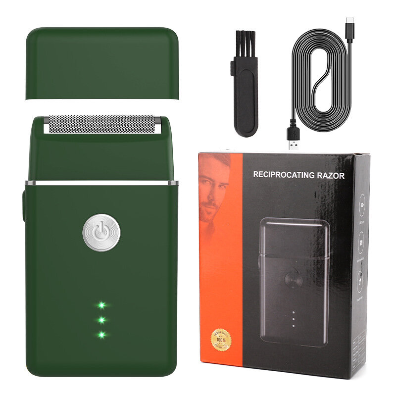 Электробритва возвратно-поступательная для бритья головы, машинка для стрижки волос для личного пользования, устройство для отбеливания, триммер для бороды на лысину.