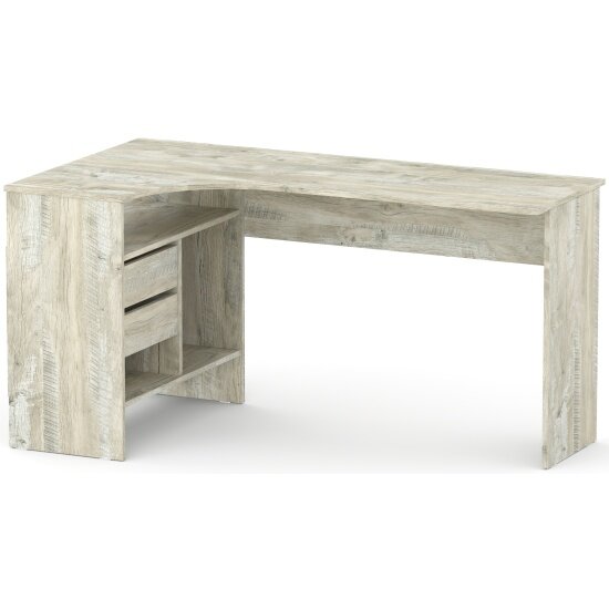 Стол письменный Мебельная Фабрика "сокол" СПм-25Л Левый Дуб юкон