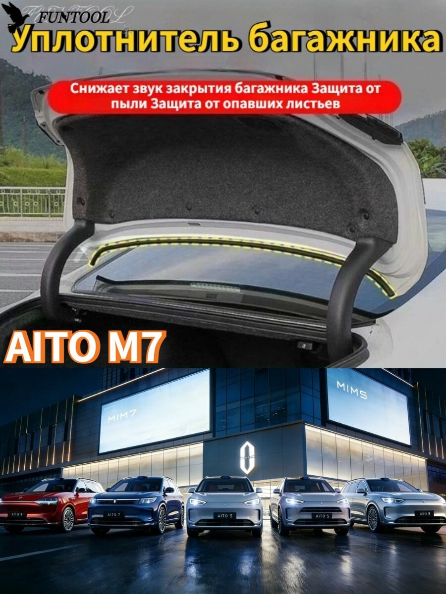 AITO M7 Уплотнение багажника, AITO M7 Автозапчасти.