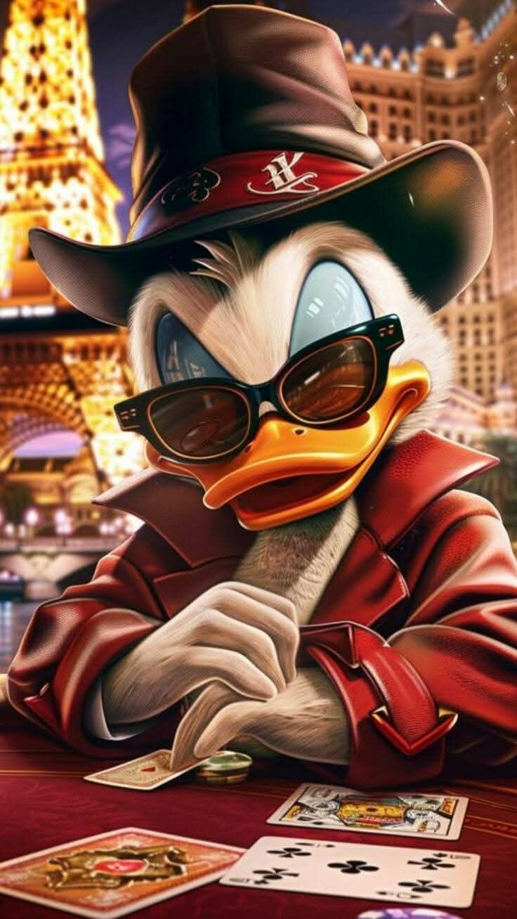 Алмазная живопись "Дональд Дак из Диснея", 5D, круглая, 40x50 см. Производитель: Brose Art.