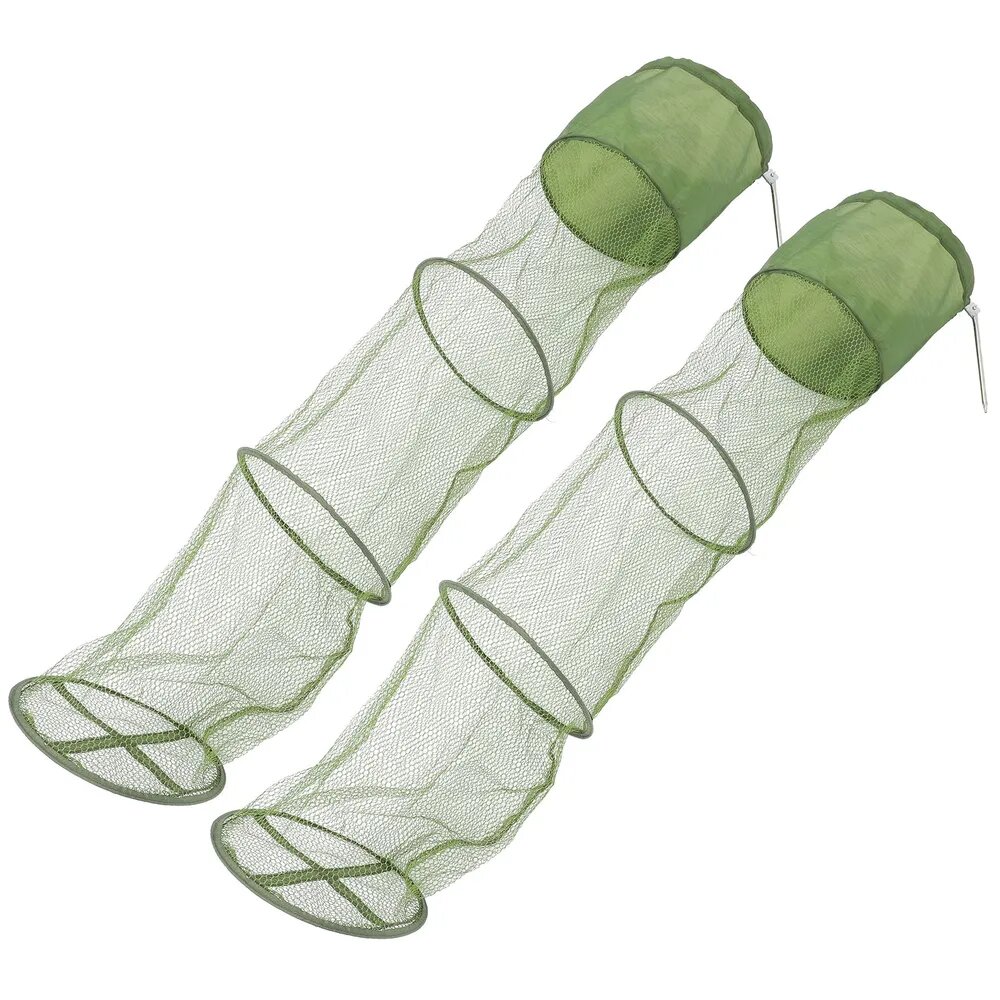 Сети Для Ловли Раков И Лобстеров, Портативные Складные Рыболовные Ловушки, 2 Штуки