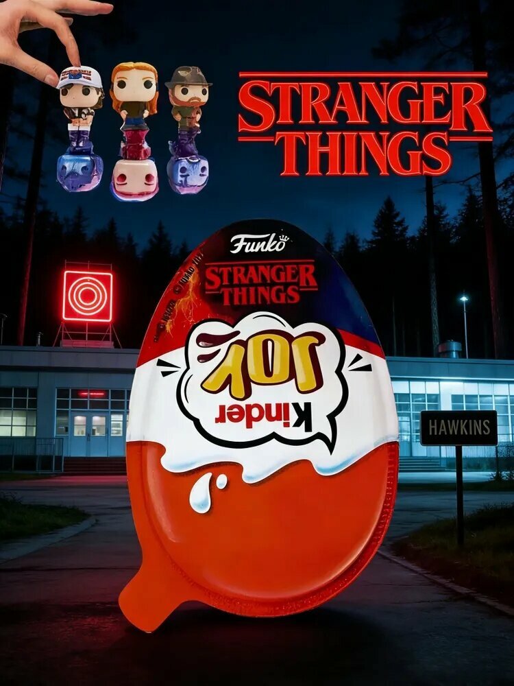 Новинка Киндер Kinder Joy Stranger Things очень странные дела