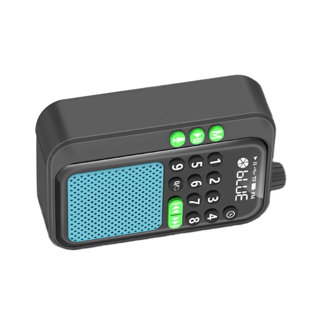 C90 timed shutdown Bluetooth Card player с синхронизированным выключением-черный