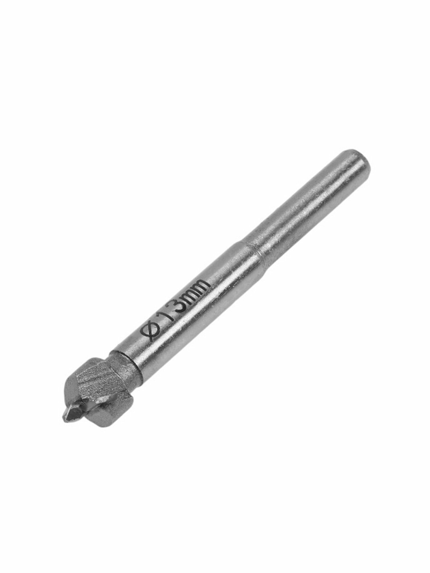 Сверло Форстнера твердосплавные пластины, цилиндрический хвостовик, 13 мм