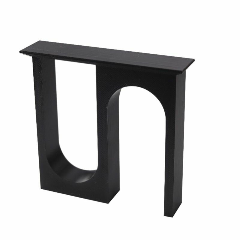 1:12 Миниатюры Кукольного домика с Арочным камином-Черный-Двойная арка