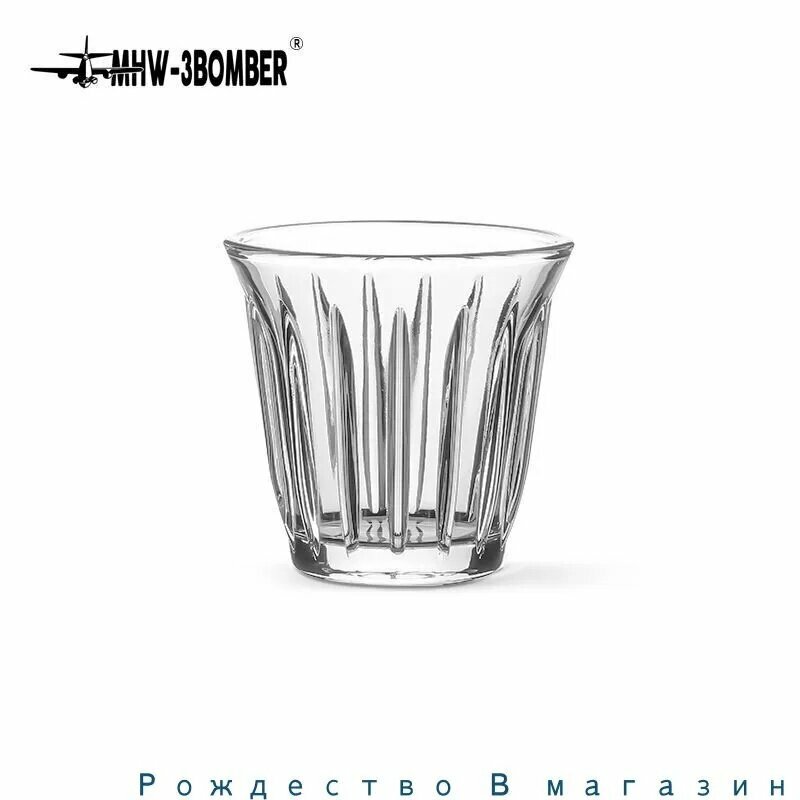 MHW-3BOMBER Стакан граненый 200 мл 1 шт прозрачный