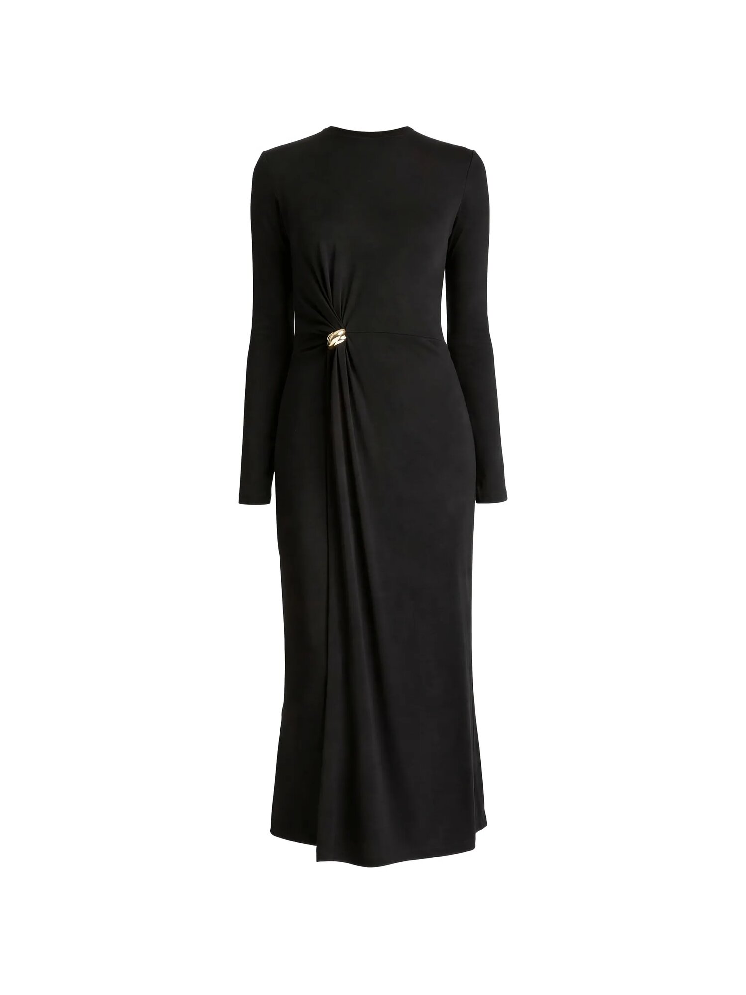 Платье Side drape midi dress