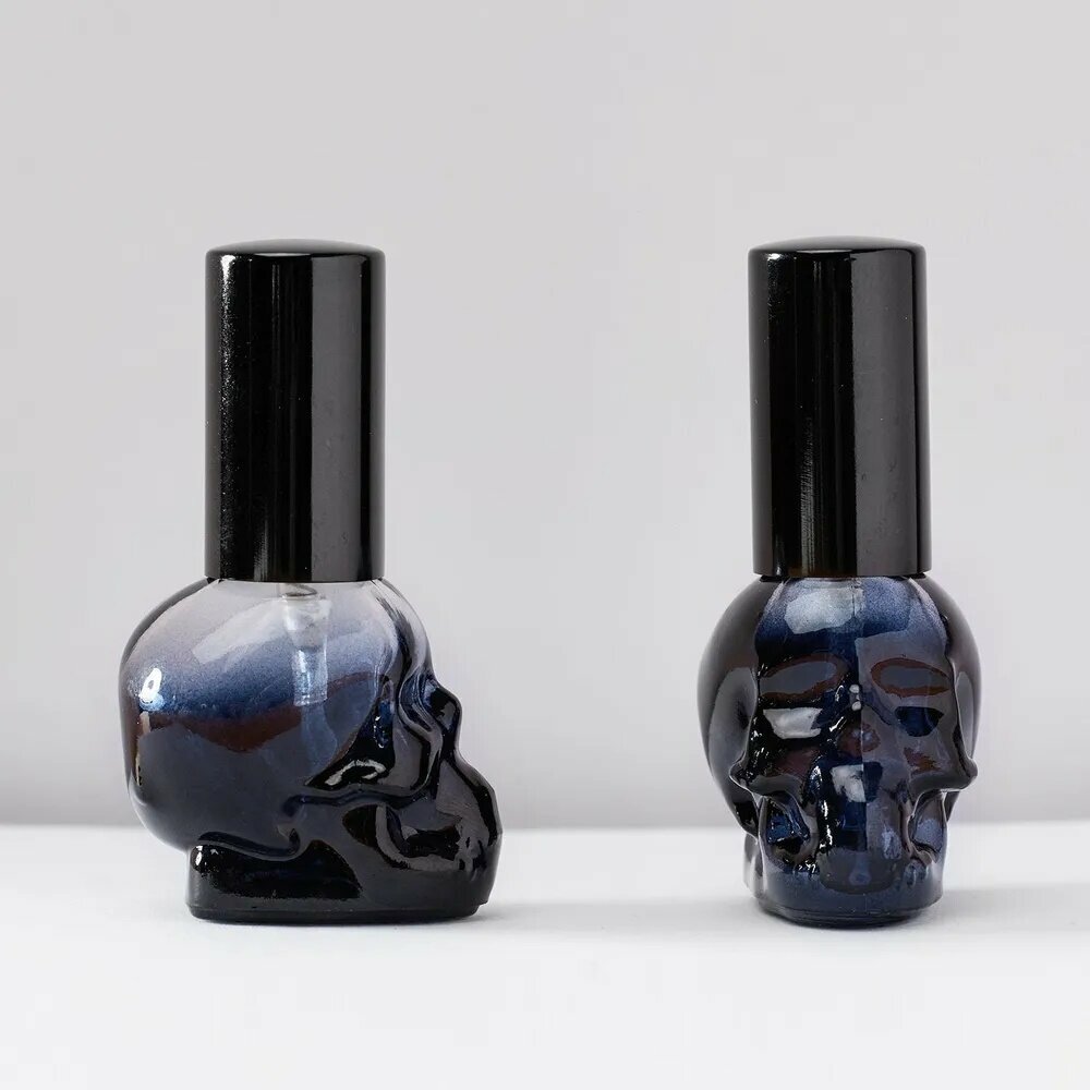 Атомайзер для духов, флакон для парфюма, 8мл, Креативный череп