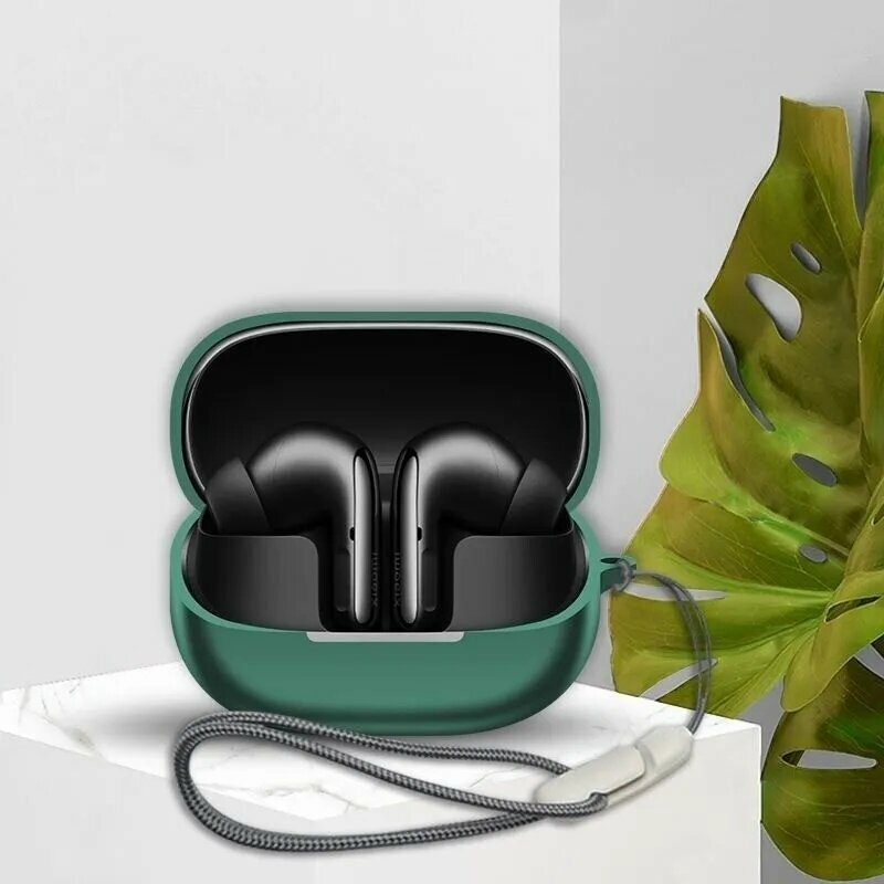 Чехлы для наушников Xiaomi Buds 5 Pro, чехол для наушников из жидкого силикона