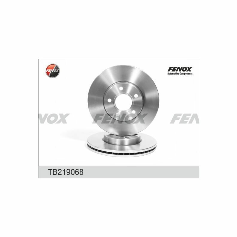 Диск тормозной передний FENOX TB219068 для а/м Ford Focus II, C-Max I, 278x25 мм