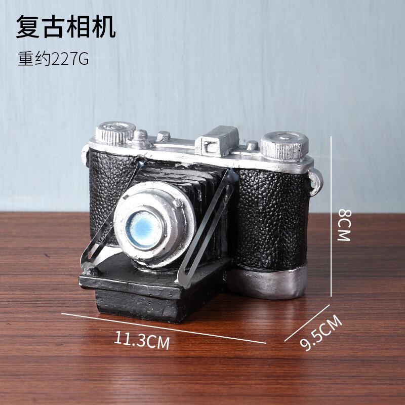 Ностальгические ретро-украшения из смолы, поделки, домашний декор, мини-украшения, реквизит для фотографии, камера, граммофон