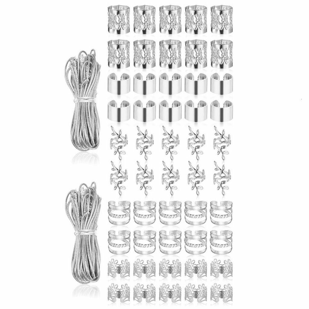 Украшения для волос с косами, Серебро