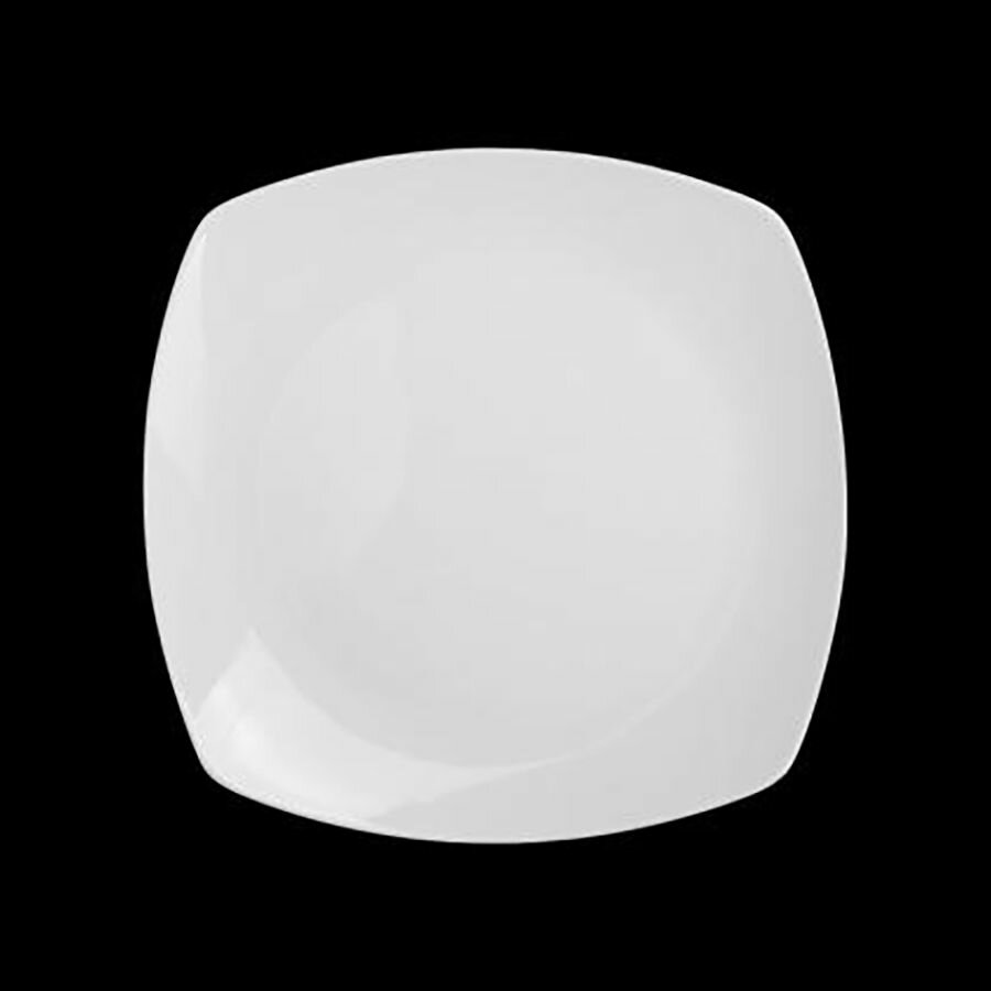 Тарелка десертная Chan Wave Quadro, фарфор, 23x23 см