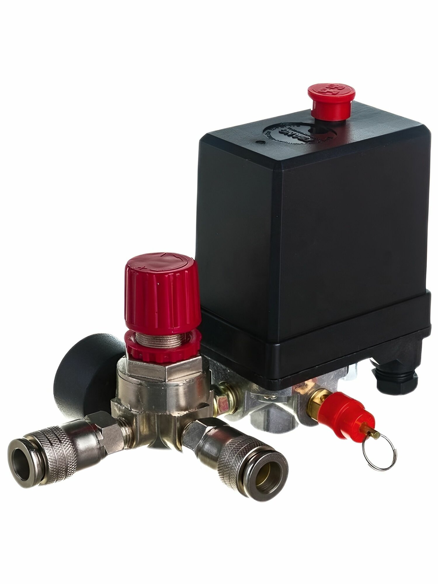 Реле Pegas pneumatic (2608) для компрессора в сборе 380 В (2 быстр. выхода)