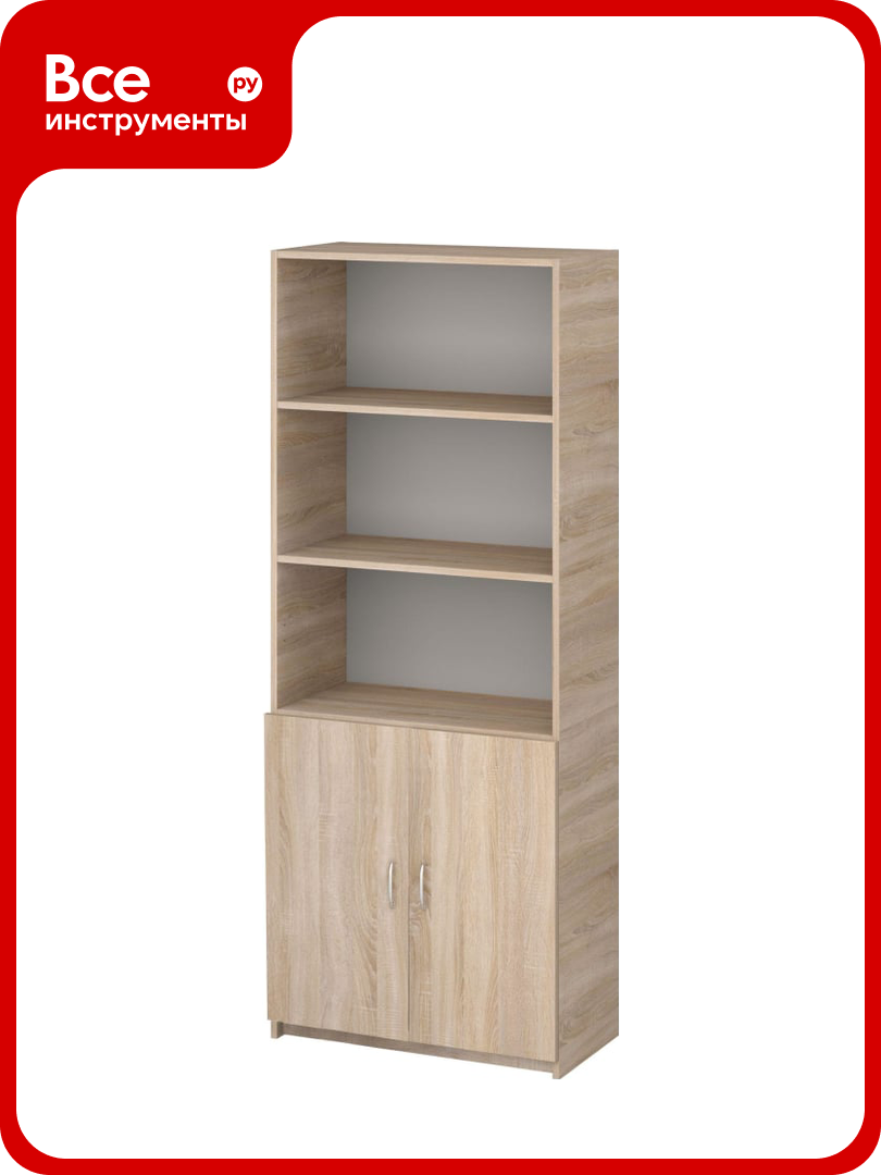 Шкаф ООО Комус SP Бюджет полузакрытый 2552 651;879 дуб сонома 1303743