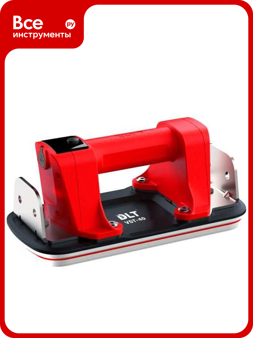 Присоска электрическая DLT VST-40 для гладкой и рельефной плитки с авто подкачкой, ширина 100 мм, арт. 2989