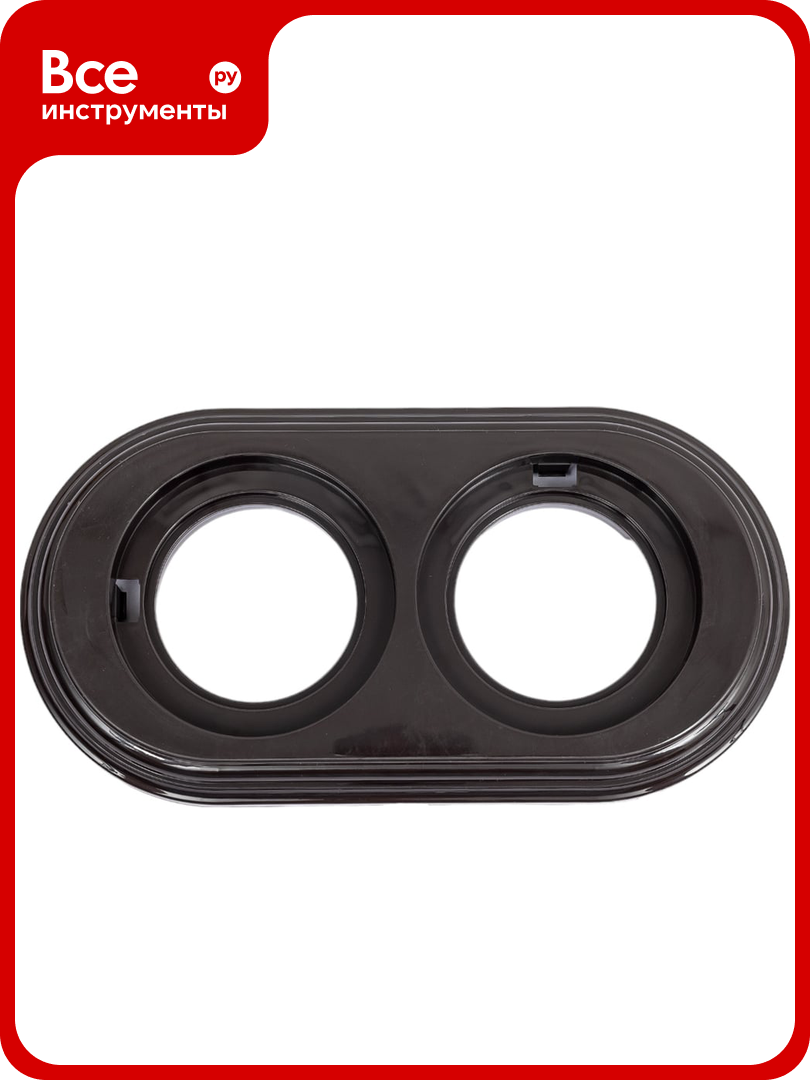 Рамка BIRONI Пластик Коричневый 2-я BF1-620-22