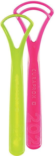 Набор скребков Curaprox Duo pack для чистки языка (CTC203), 2 шт