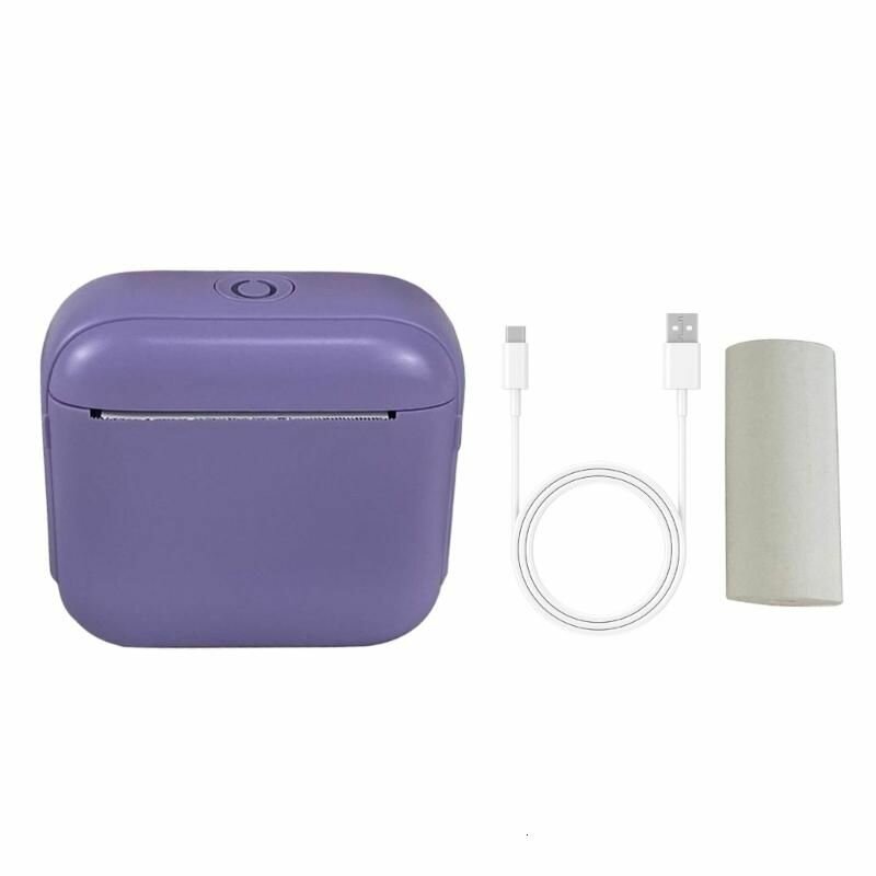 Портативный принтер стикеров, Фиолетовый