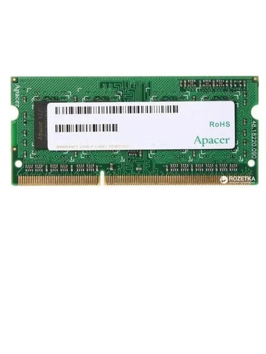 Оперативная память DS.02G2K. HAM 2 ГБ SO-DIMM DDR3, 1600 МГц