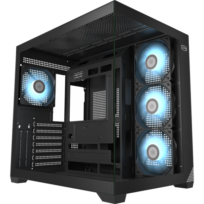 PcCooler C3T700 ARGB BK Корпус без блока питания/ Case PCCooler C3T700 ARGB BK, Midi-Tower, TG, 4x120mm ARGB, 1xUSB-A 3