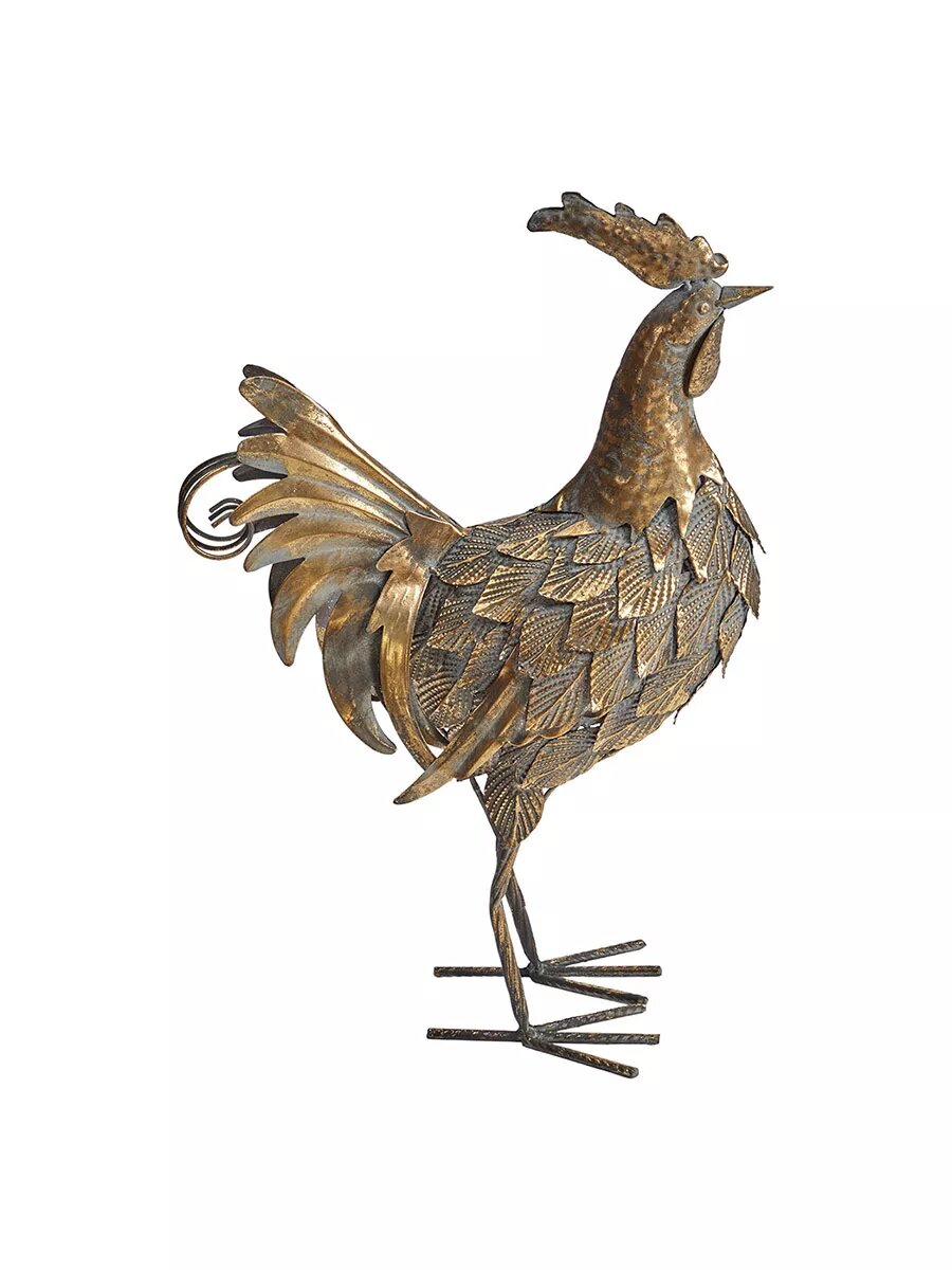 Декор настольный Glasar Петух 32х16х50 см, железо