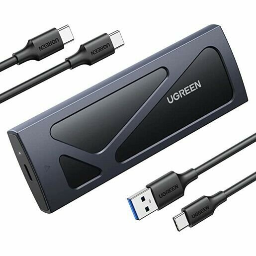 Бокс UGREEN CM578 15512 M.2 NVMe SSD Enclosure with USB-C to USB-C and U-C to USB-A cable Space Gray