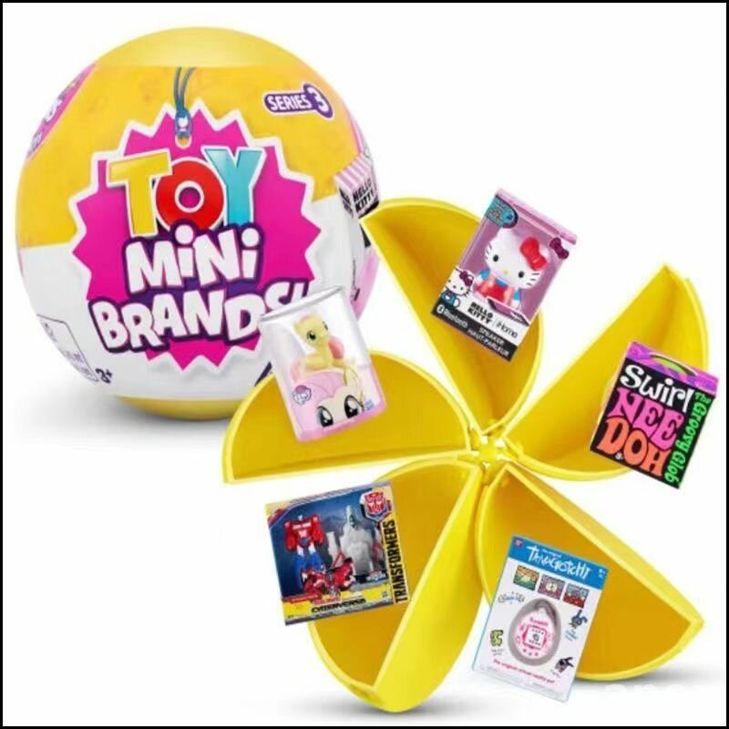 Игрушка-сюрприз / шар-сюрприз (8.5 см, 5 сюрпризов)