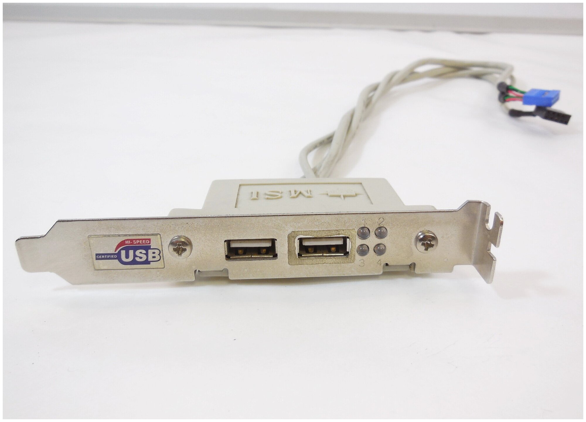 Монтажная планка MSI Bracket с 2 портами USB 2.0 для корпуса