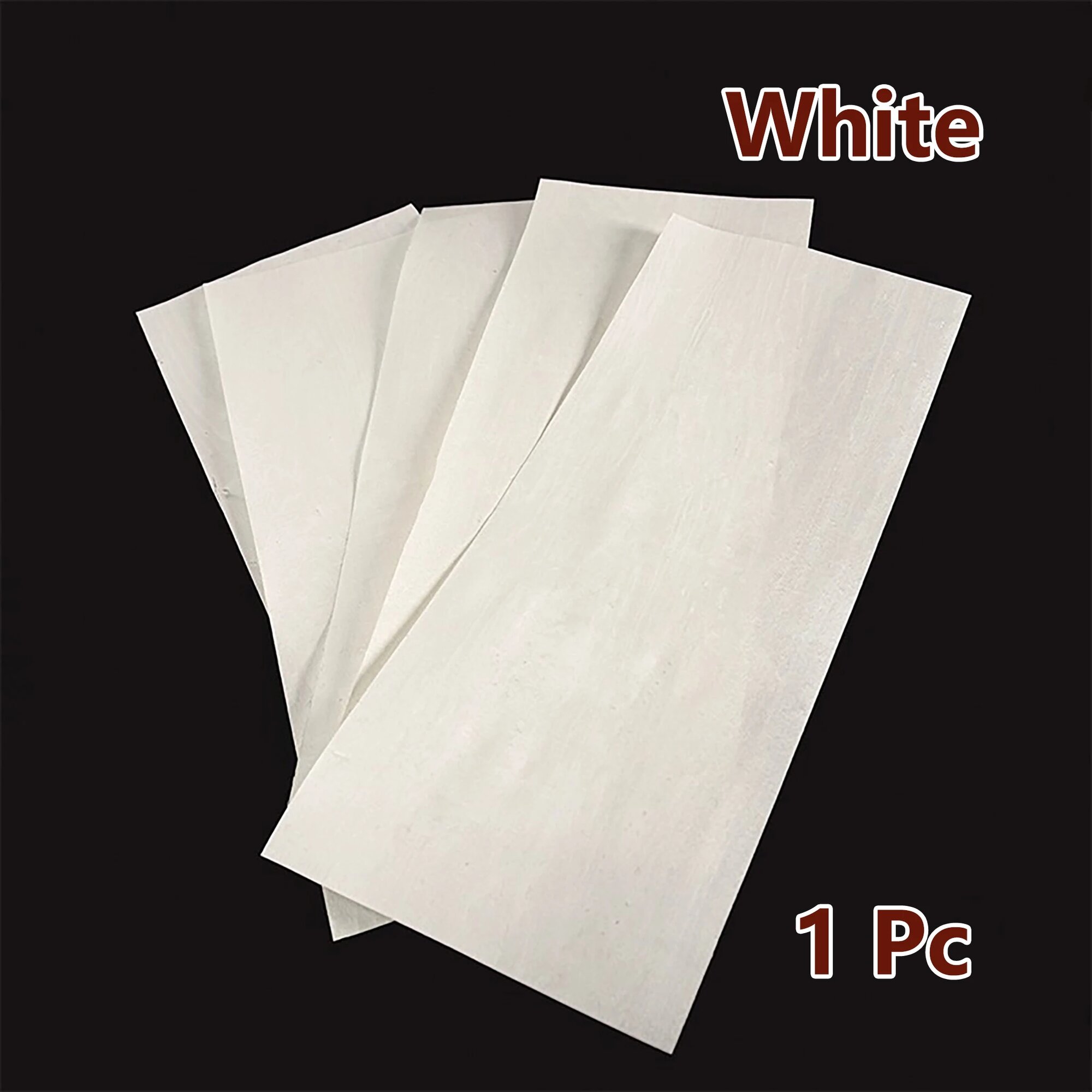 Натурально окрашенный кленовый шпон Белый, белый