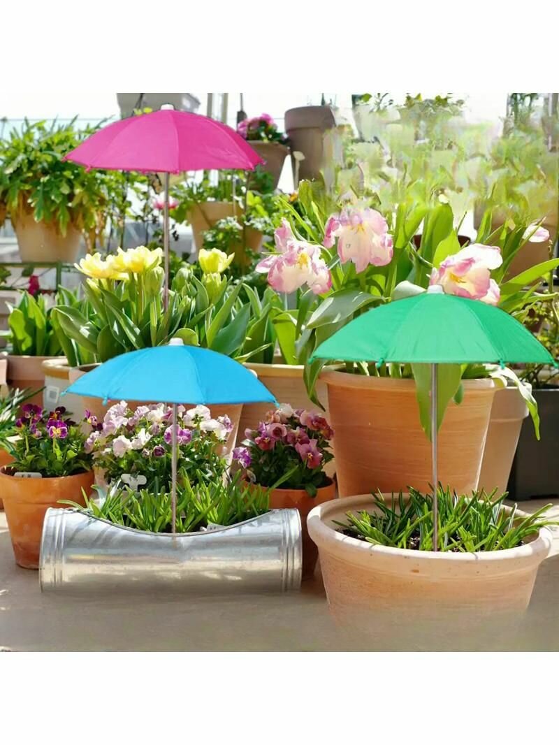 Солнцезащитный Зонт с растительным цветком