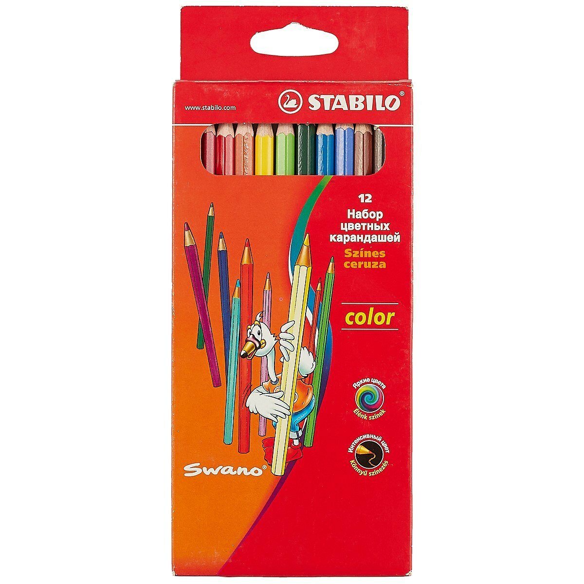 Карандаши цветные Stabilo, 12 цветов