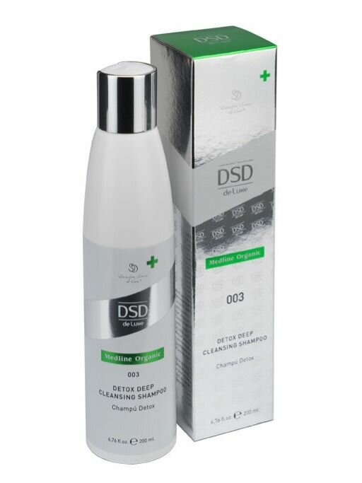 DsD de Luxe - 003 Detox Deep Cleansing Shampoo, Детокс шампунь для глубокого очищения, 200 мл