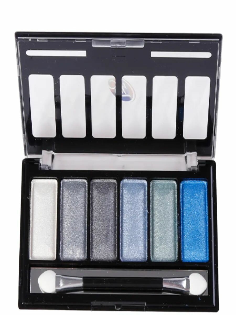 Тени для век FARRES 6 цветов перламутровые, водостойкие