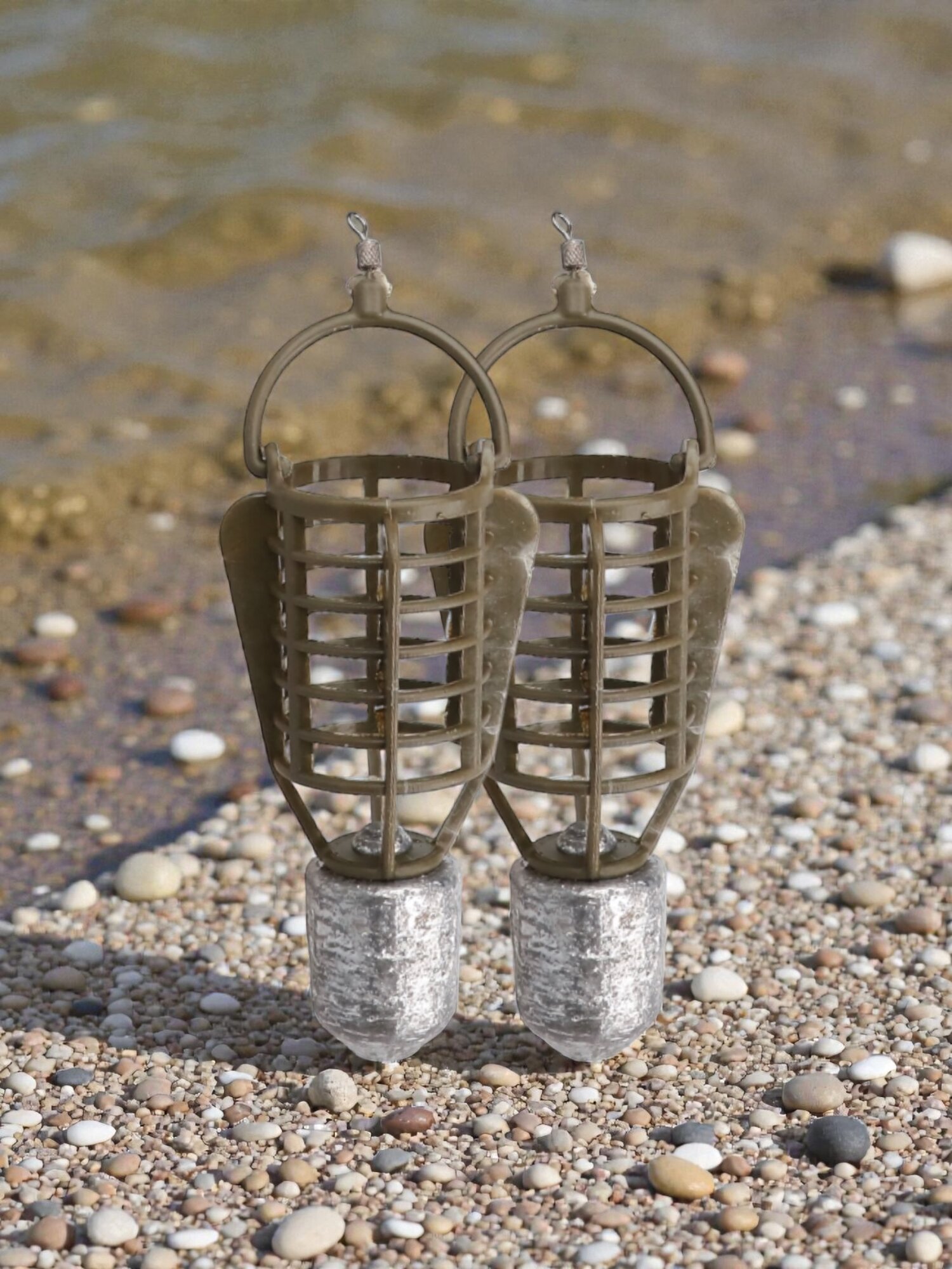 Кормушка рыболовная Mitin Пуля, фидерная, для дальнего заброса, 120 г, набор 2 шт.