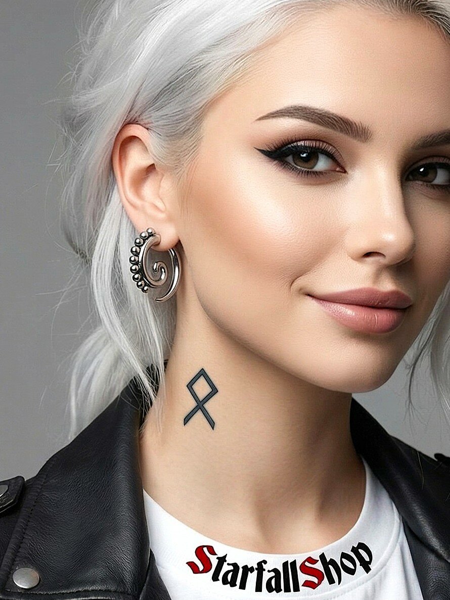 Серьги пусеты, двусторонние