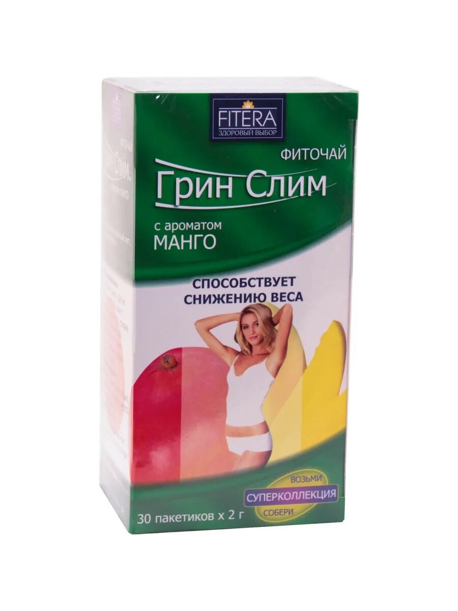 Фиточай Грин Слим Манго, фиточай, 30шт.