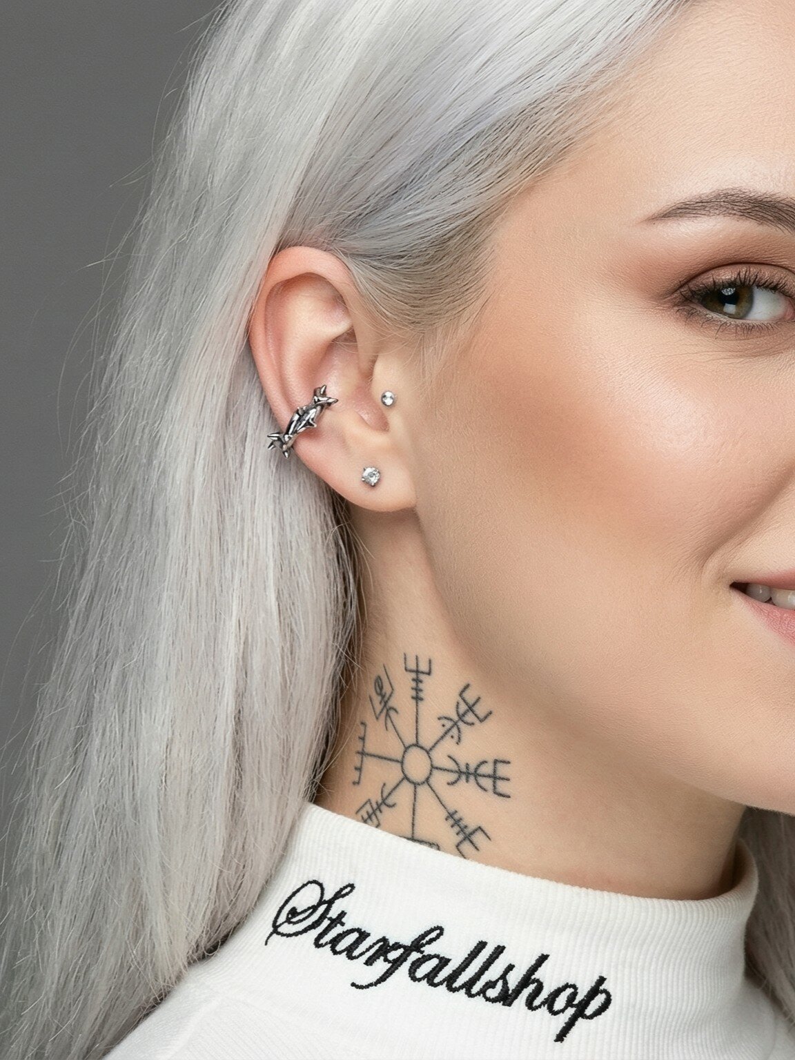 Моносерьга кафф