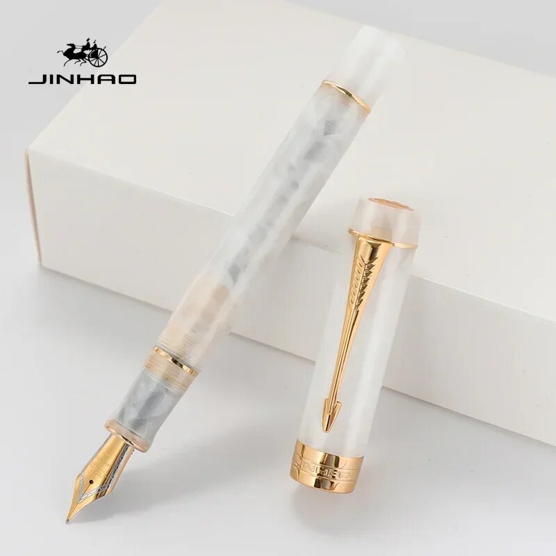 JINHAO 100 перьевая ручка M, Snow White