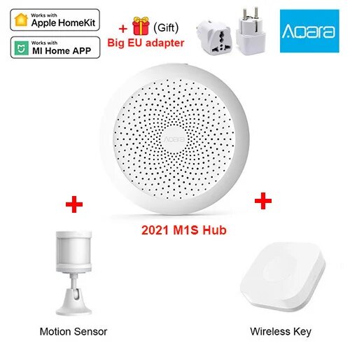 Aqara M1S Hub комплект с датчиком движения и ключом