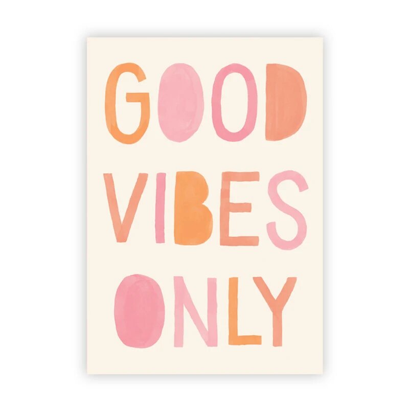 Good Vibes Only, художественный принт 40x50 см, PC13608