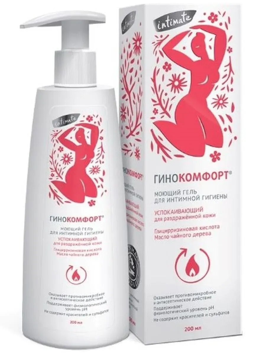 Гель моющий для интимной гигиены успокаивающий 200мл-1 шт