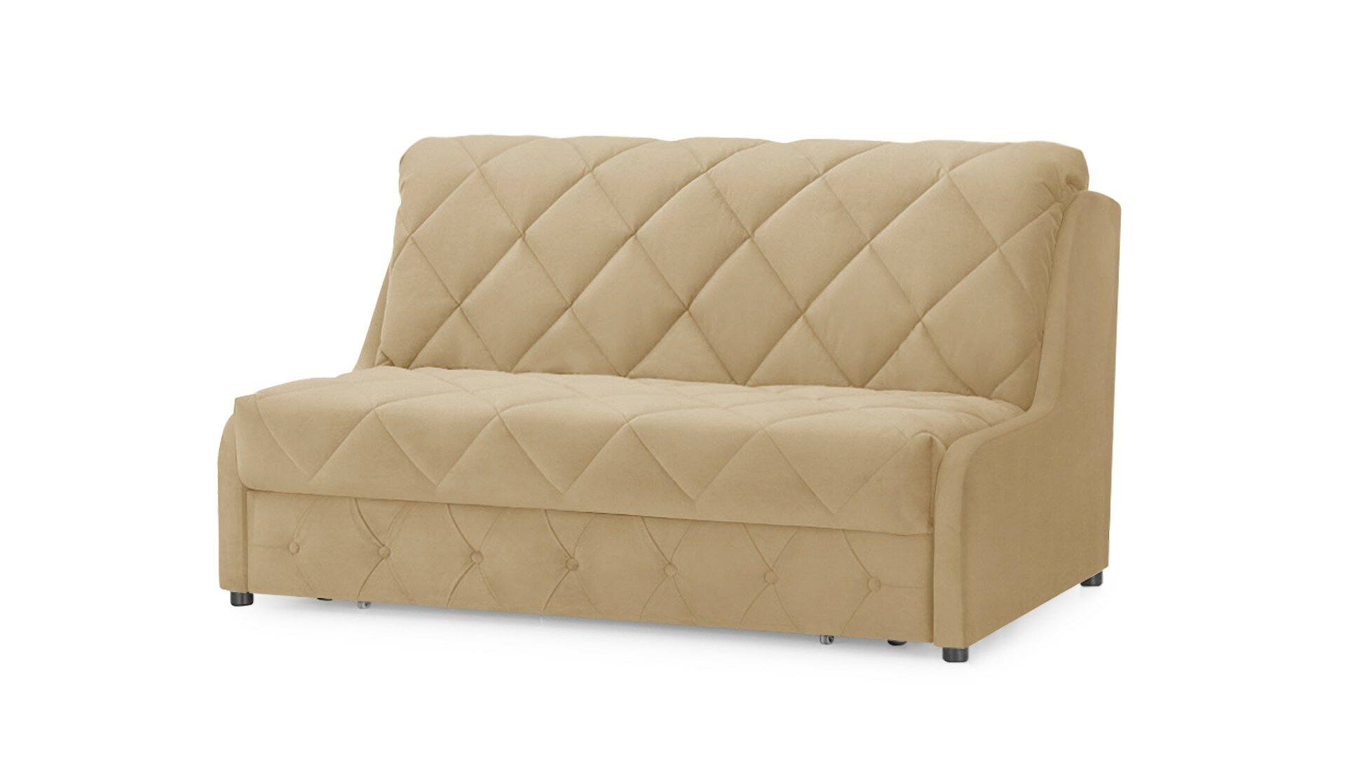 Диван Римус 2 Лайт Velutto 02 NOW 173x110x92 см, бежевый Велютто, аккордеон Фиеста