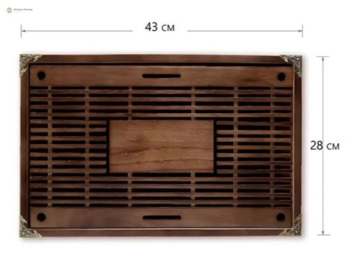 Чабань-чайная доска, 43 см х 28 см, 1 шт