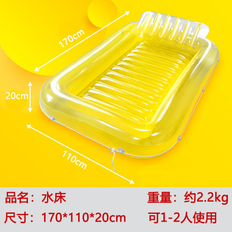 Надувной водный плот в форме арбуза, ананаса, радужной пиццы, кактуса, плавающая кровать, плавательный круг, плавающая воздушная подушка-игрушка.