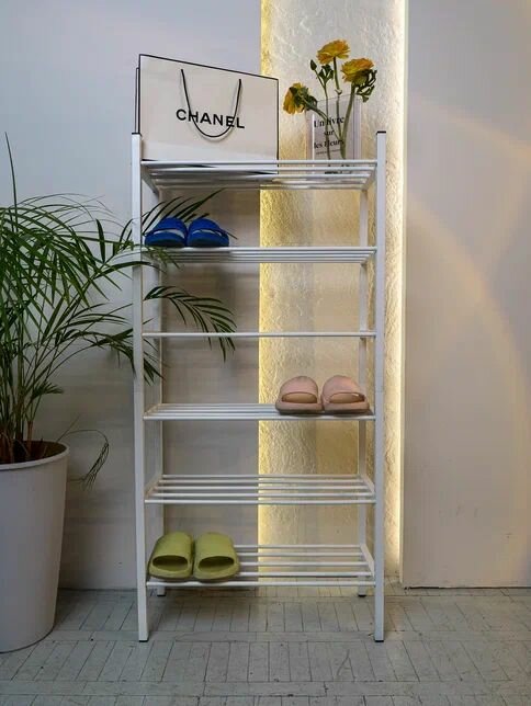 Обувница, этажерка для обуви в прихожую из металла