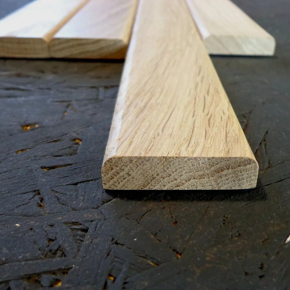 Нащельник Дуб 10х40мм, длина 50см, (х10шт), сорт Экстра