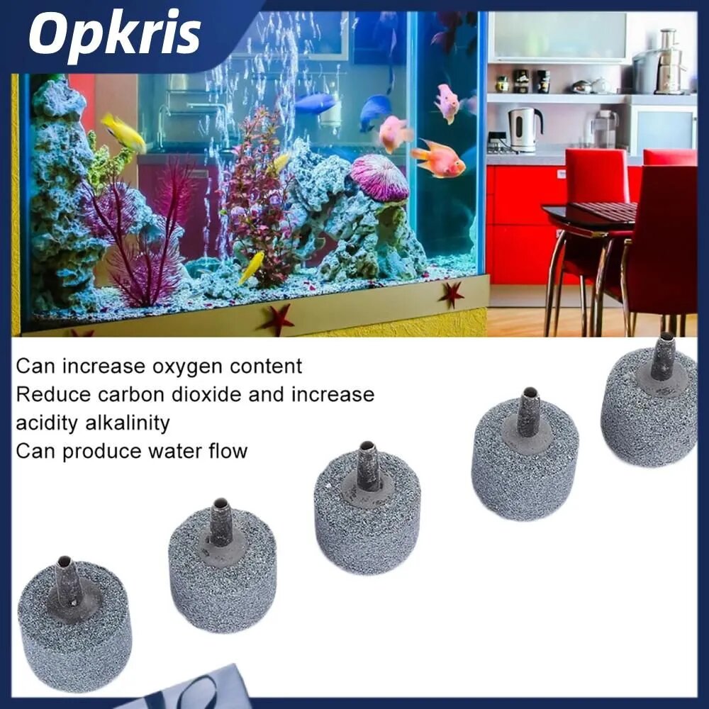 Черные песчаные камни для аэрации, долговечные, для рыбок