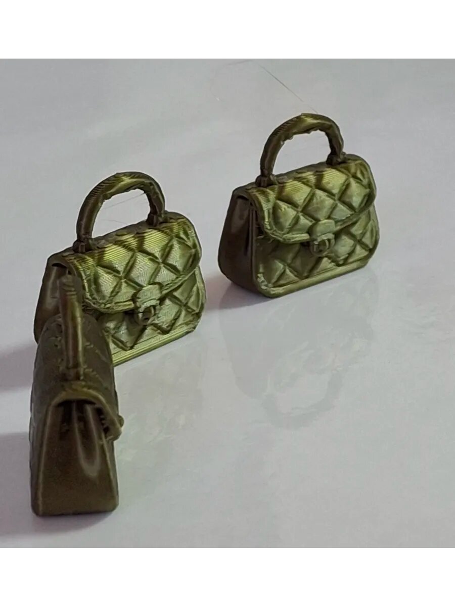 Набор миниатюр "Сумочка" - 3 шт, для ватной игрушки